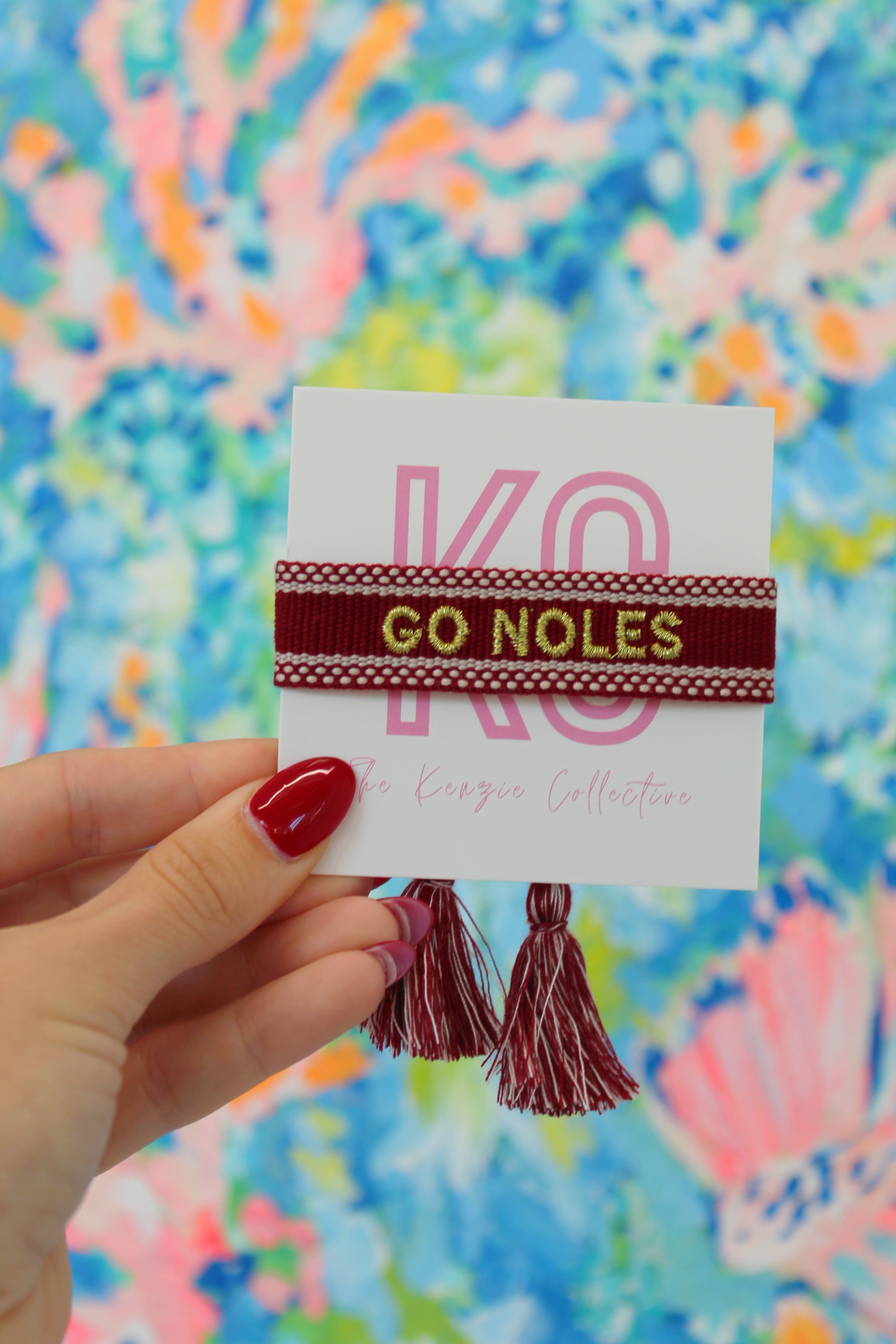 Signature Bracelet - Go Noles – Pink Narcissus