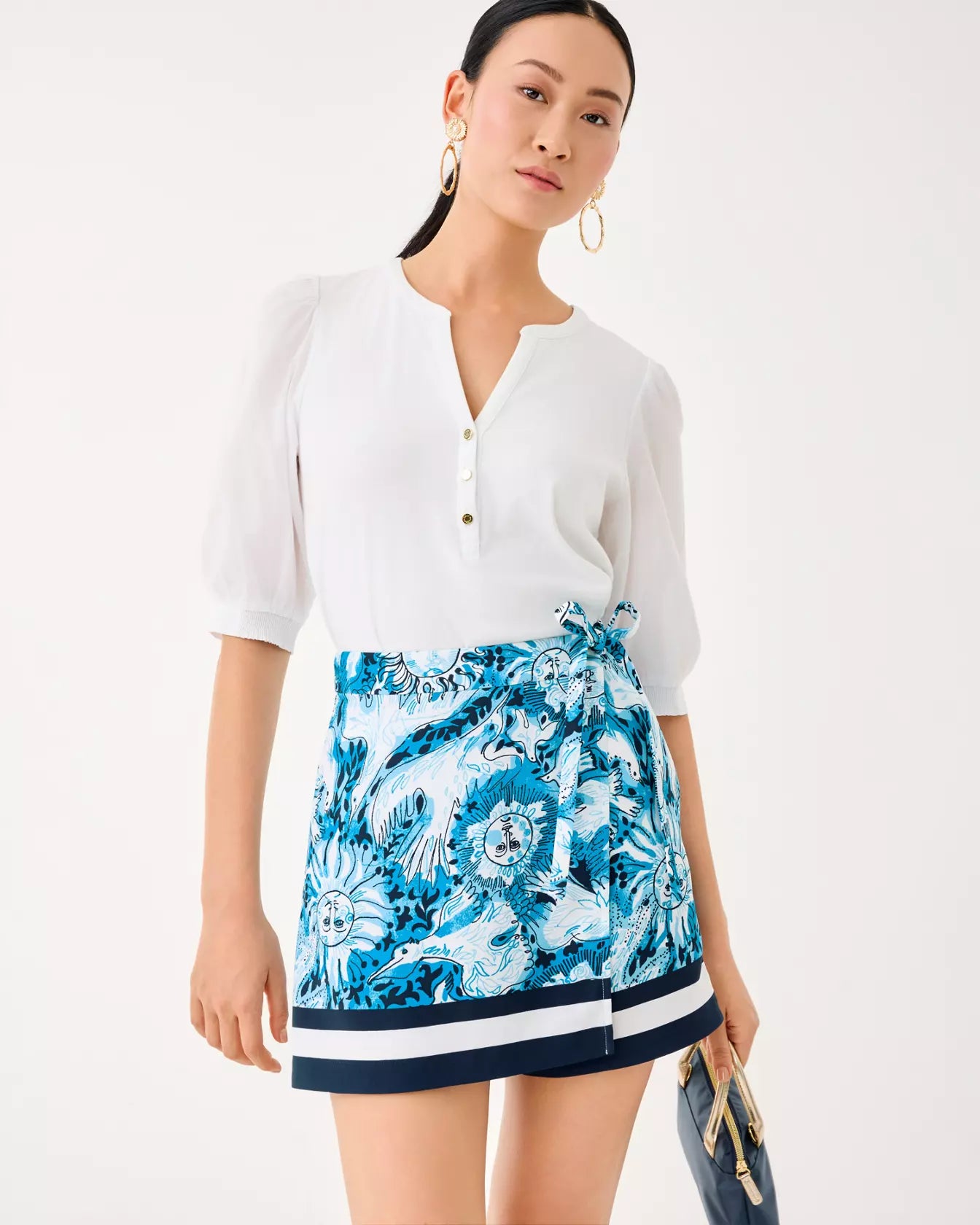 KENLYN MINI SKORT – Pink Narcissus