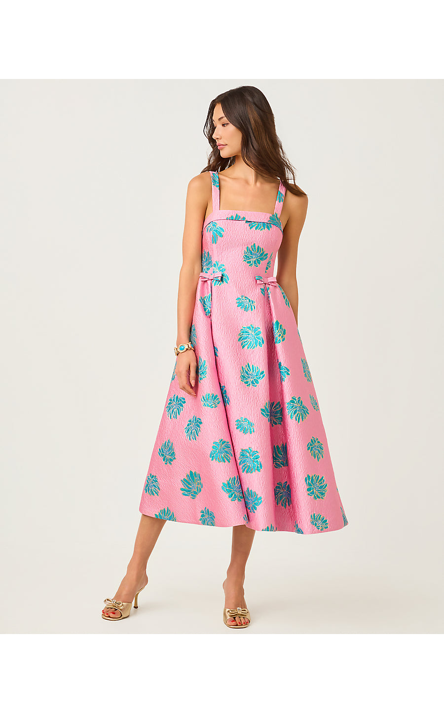 RISSY MIDI DRESS – Pink Narcissus